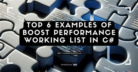 top 6 examples of boost performance working list in c code