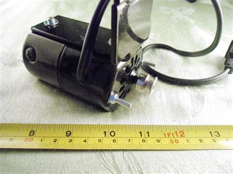 Sewing Machine Motor With L Bracket And Reverse Rotation Na35l R