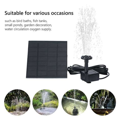 Jual COD Alat Mesin Water Pump Pompa Air Mancur Kolam Ikan Taman Tenaga Solar Cell Panel Surya
