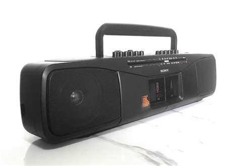 Vintage Sony Cfs W304 Amfm Radio Cassette Playerrecorder Boombox In Excellent Working