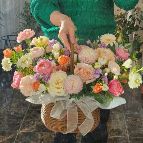 축하꽃바구니 햇사받은꽃바구니 생신꽃바구니 엘리의정원 안산꽃집 고잔동꽃집 네이버 블로그