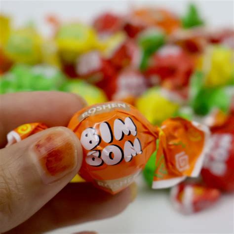 Roshen Bim Bom Hard Candy With Fruit Flavor Filling 250g 500g 1kg