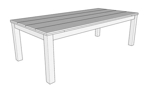 Easy Diy Table Plans Step By Step Guide To A Full Size Table Diy