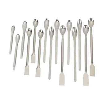 Ukcoco Cucharas De Laboratorio Unidades Acero Inoxidable Amazon Es Industria Empresas