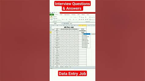 Excel Interview Question🔥🔥 Countif Formula In Excel Data Entry Job