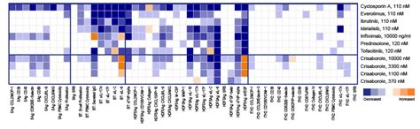 Data Visualization In A Biomap Platform Heatmap Showing Human Cell