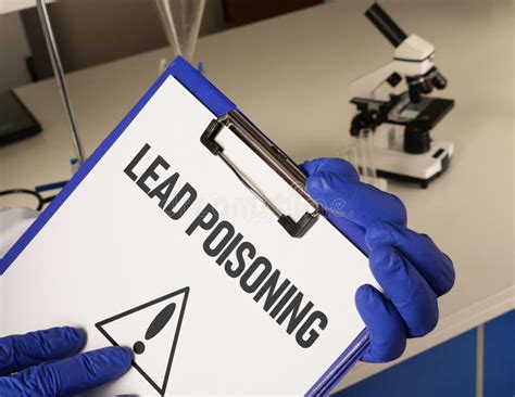 Lead Poisoning Is Shown Using The Text Stock Image Image Of Problem Control 313107047