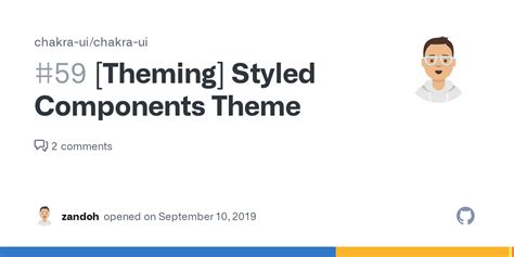 [theming] styled components theme · issue 59 · chakra ui chakra ui