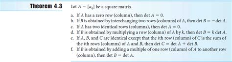 Solved Evaluate The Given Determinant Using Elementary Row Chegg