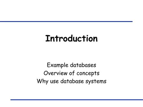 Introduction Database Management System For Course Database Ppt