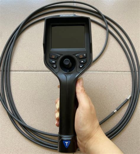 Handheld Inspection Video Borescope With 6mm Diameter Lens 3 0m Long