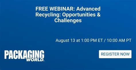 Ive Registered For Advanced Recycling Opportunities And Challenges Join Me Brian Muench