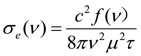 研究激光介质增益时 常用到“受激发射截面” Cm2 概念 它与增益系数 Cm－1 的关系是 为反转粒子数密度 试证明 具有上能级寿命为 线型函数为的介质的受激发射截面为。 百度教育