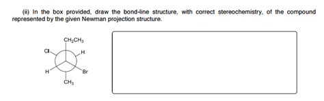 Solved In The Box Provided Draw The Bond Line Structure Chegg Com