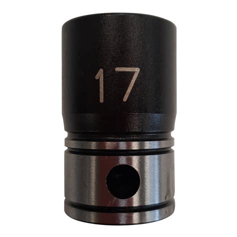 Dual Action 1024017b 1 2 Square Drive Thin Wall Standard And Impact Socket 6 Point 17mm Metric