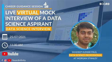 Data Science Interview Live Virtual Mock Interview Of A Data Science