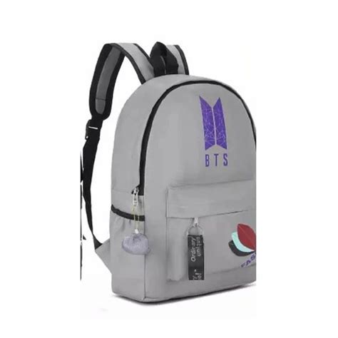 Printed Girls Pu Black Grey School Backpack At Rs 350piece In New