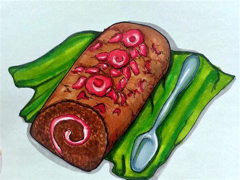 Как рисовать еду маркерами