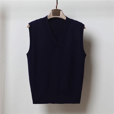 Kalauyu Womens Waistcoat Sweaters Solid Knitted Fall Winter Warm V