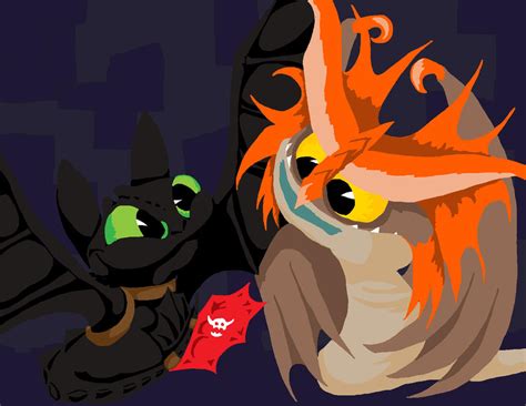 Toothless And Cloudjumper By Juliettapus On Deviantart