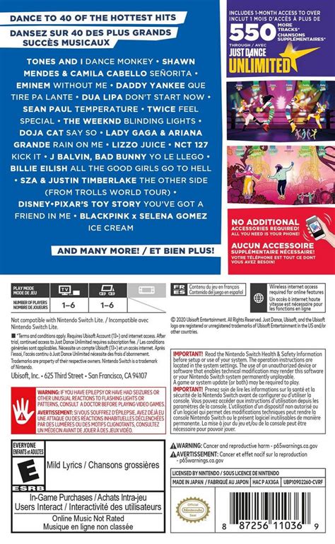 Just Dance 2021 Nintendo Switch