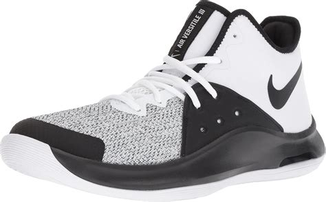 Nike Air Versatile Iii Basketball Shoes For Men Blackwhite 45 Eu