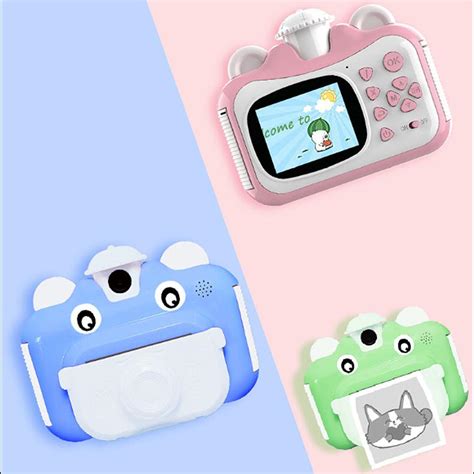 Crianças Mini Câmera De Impressão Instantânea Boni Grandado
