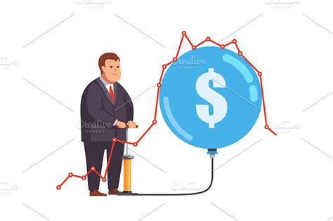 Greedy Corporation Business Man Finance Illustrations ~ Creative Market