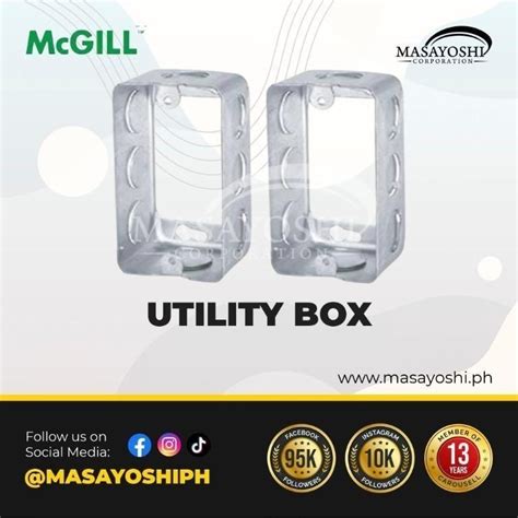 Mcgill Extension Ring Utility Box Sides 6 34 Kos With Ear Screws