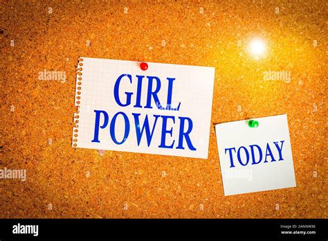 Handwriting Text Girl Power Conceptual Photo Assertiveness And