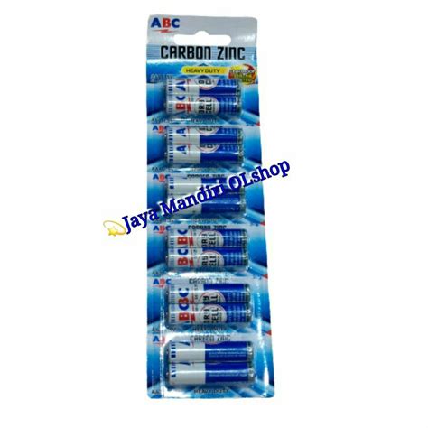 Jual Baterai Abc Biru Aaa A Strip Pcs Shopee Indonesia