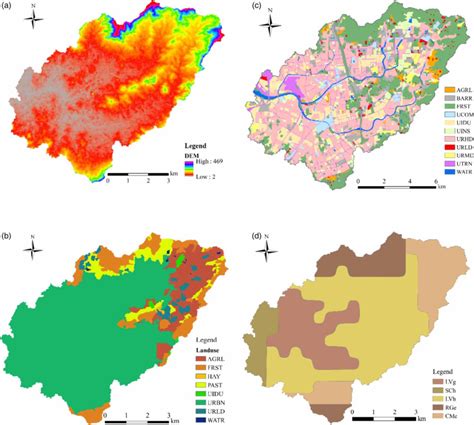 Raw Spatial Data And Processed Data A Processed Dem Data B Raw