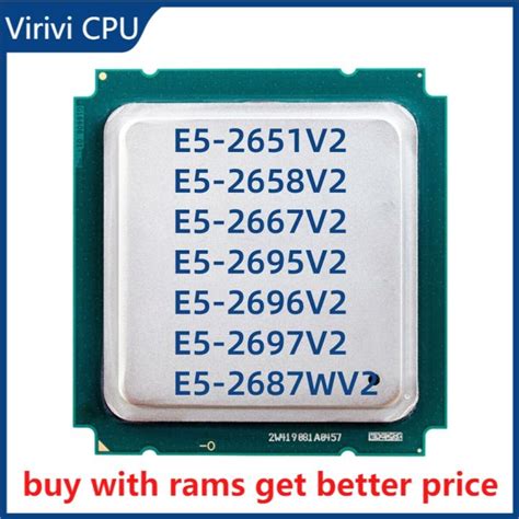 Intel Xeon E5 2696v2 E5 2651v2 E5 2658v2 E5 2667v2 E5 2695v2 E5 2697v2 E5 2687wv2 X79 Cpu
