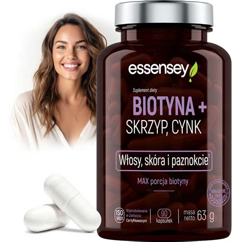 Biotyna Forte Skrzyp Cynk Na 90 Dni Zdrowe Mocne WŁosy SkÓra
