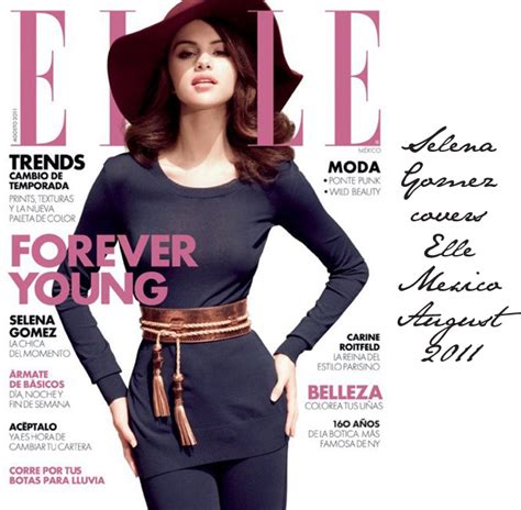 Selena Gomez Covers Elle Mexico August Emily Jane Johnston