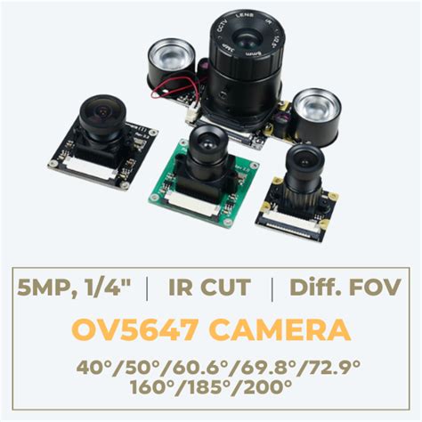 5mp 14″ Ov5647 Camera Module Mipi Camera Module With Ir Cut