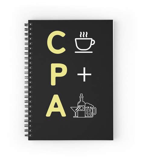 Funny Cpa Spiral Notebook