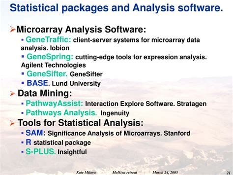 ppt microarray experiments database and analysis tools powerpoint