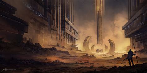 The Desolate By JJcanvas Environment Concept Art Desolate Fantasy