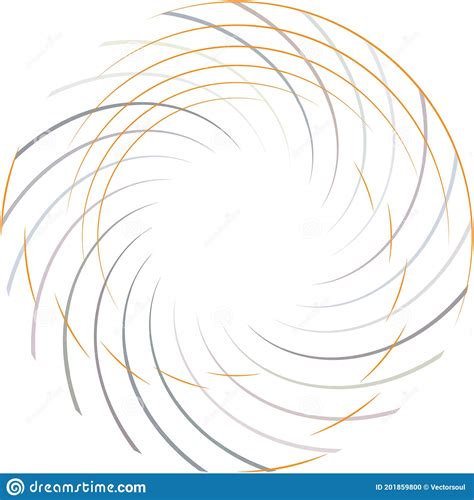 Overlaying Abstract Spiral Swirl Twirl Vector Volute Helix