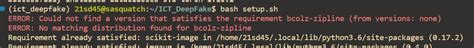 Cannot Install Bcolz Issue 13 LightDXY ICT DeepFake GitHub