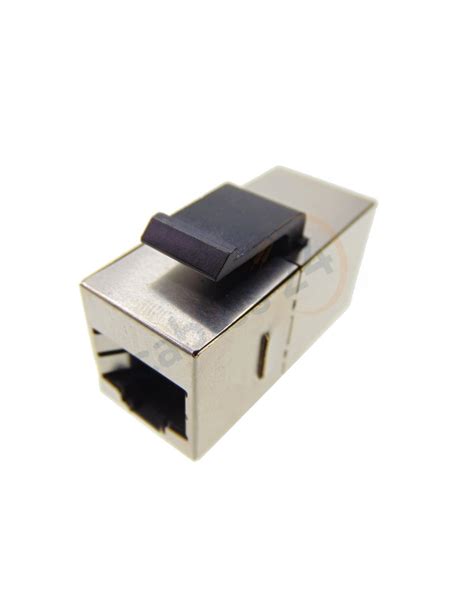 Cat6 Keystone Jack Inline Coupler Stp