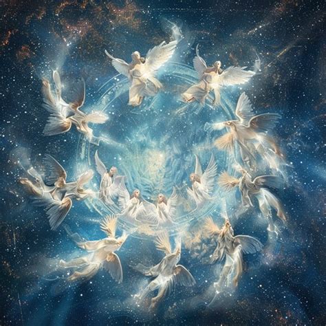 Free Celestial Angelic Dance Image Celestial Angels Cosmic