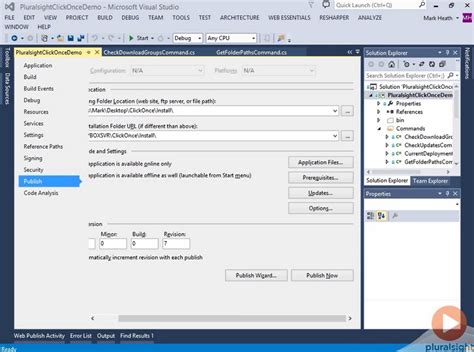 آموزش ساخت Installer با ClickOnce Deployment در دات نت پرووید