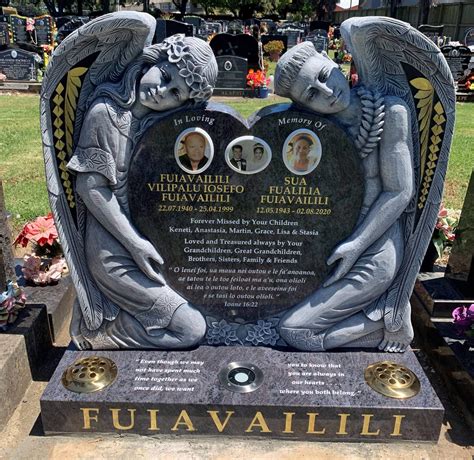 Angel Wings Headstones Sanctuary Memorials