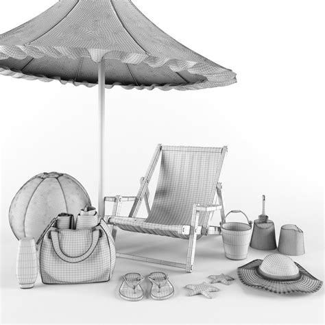 Beach Collection Modelo 3d 14 Unknown Max Fbx Obj Free3d