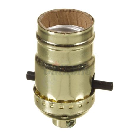 Brass Push Through Light Socket 6662 Preston Hardware