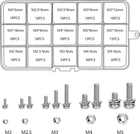 Śrubki Śruby Nakrętki Podkładki 174szt Zestaw X Opinie I Ceny Na Ceneopl