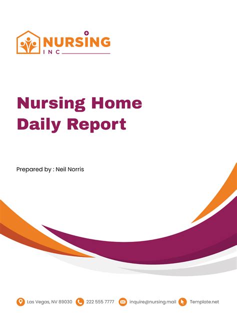 Free Nursing Home Daily Report Template To Edit Online