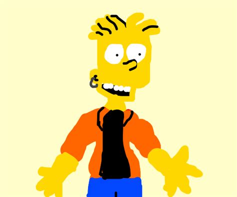 Gradeaundera But Theyre Bart Simpson Drawception